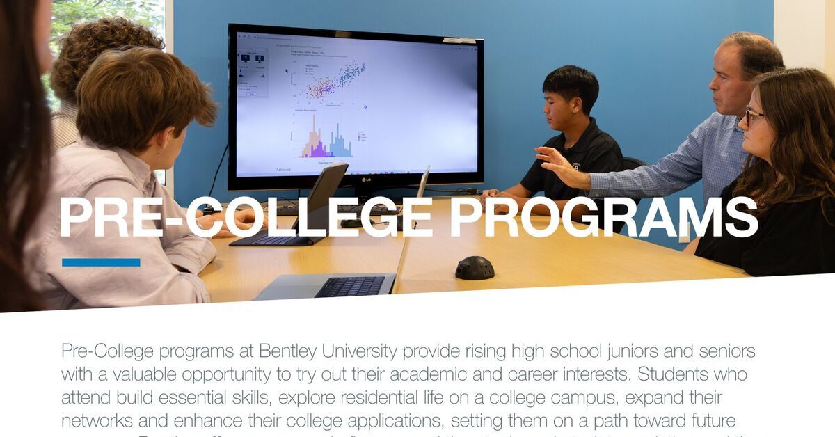 Pre-College Programs Flyer