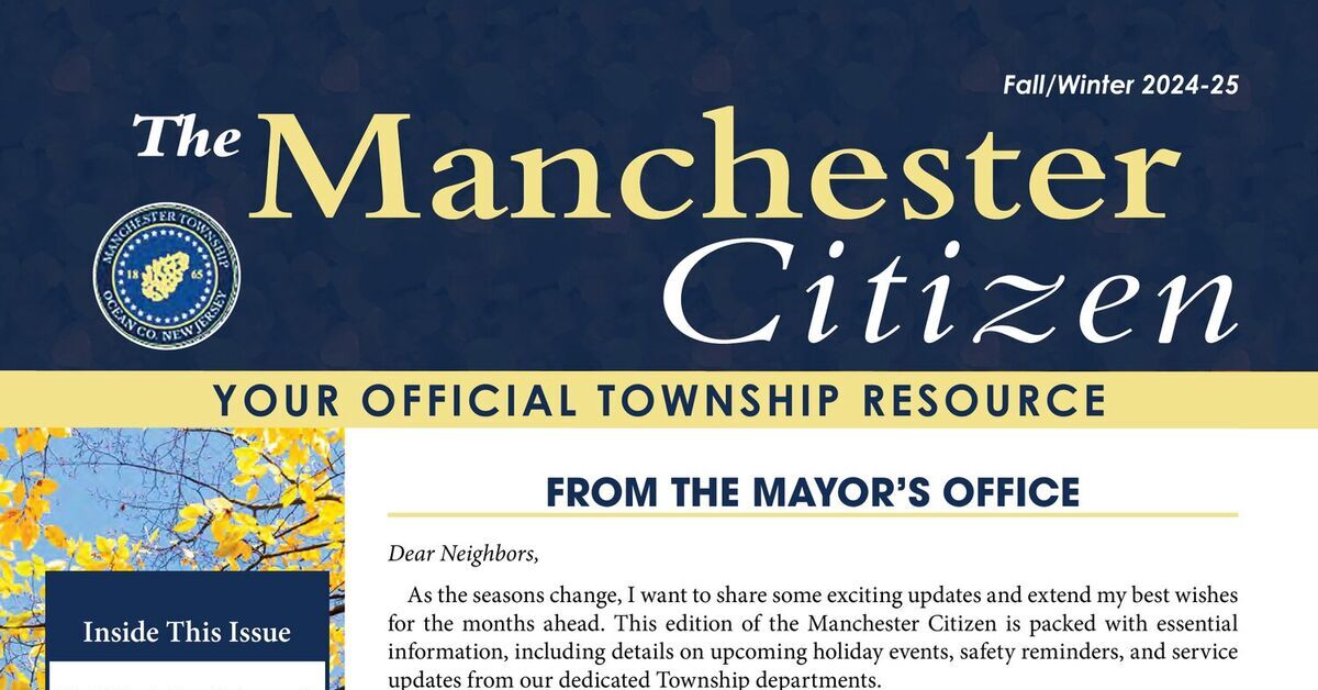 MANCHESTER CITIZEN FALL WINTER 2024-25 NEWSLETTER