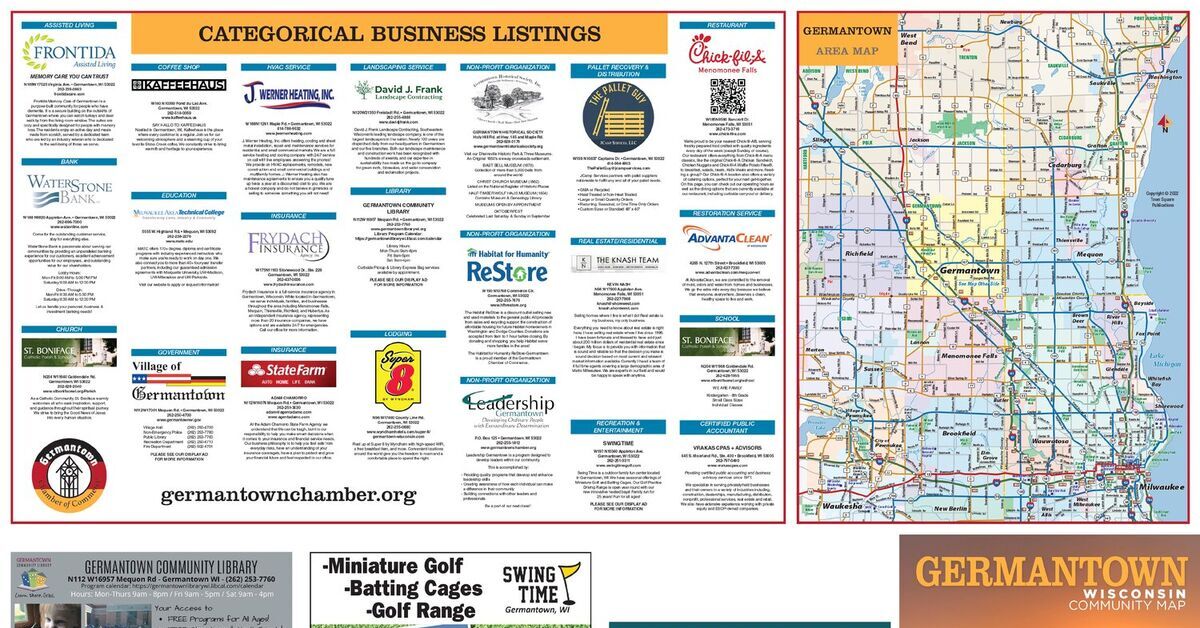 Germantown WI 2022 Community Map