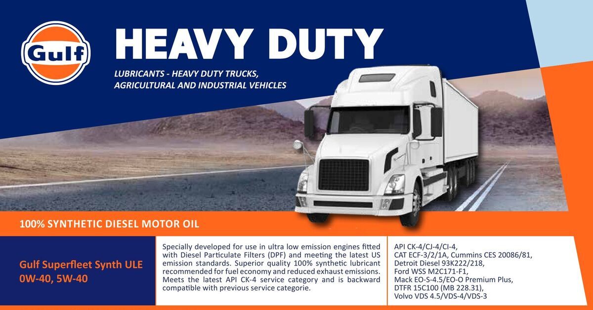 Gulf Oil Heavy Duty Brochure EN