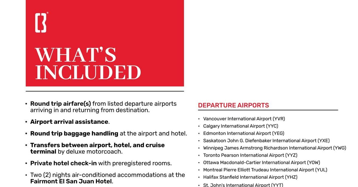 2026 Incentive Trip INCLUSIONS EN